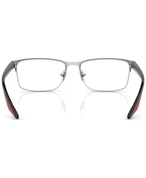 Prada Rectangle Eyeglasses - Black,silver-tone