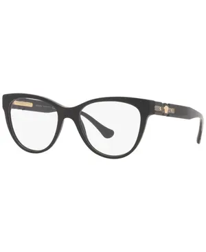 Versace Ve3304 Rectangle Eyeglasses - Black
