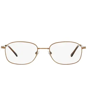 SFEROFLEX Oval Full Rim Eyeglasses In Polished - Copper