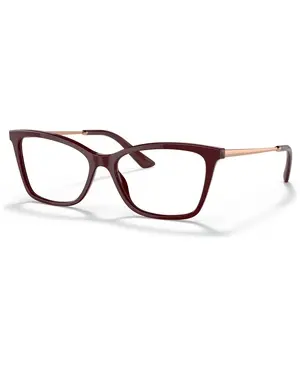Dolce & Gabbana Rectangle Eyeglasses - Bordeaux