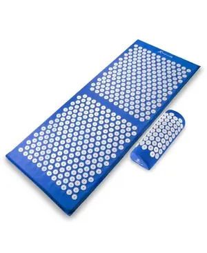 PROSOURCEFIT Full Body Acupressure Mat And Pillow Set - Blue