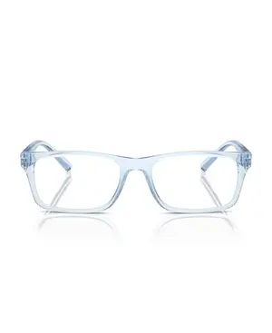 Armani Exchange Eyeglasses - Shiny Transparent Blue