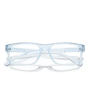 Armani Exchange Eyeglasses - Shiny Transparent Blue