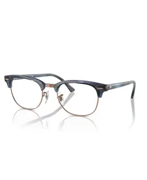 Ray-ban Ray-Ban Clubmaster Eyeglasses Striped Blue