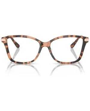 Michael Kors Round Eyeglasses - Pink Tortoise