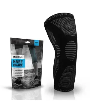 POWERLIX Compression Knee Sleeve - Black
