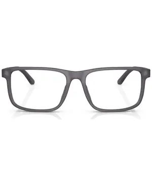 Ralph Lauren Rectangle Eyeglasses - Matte Transparent Gray