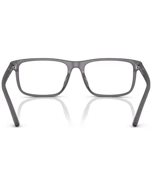 Ralph Lauren Rectangle Eyeglasses - Matte Transparent Gray