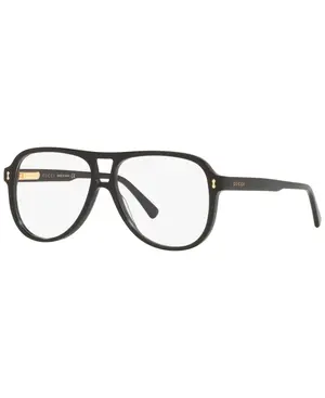 Gucci Pilot Eyeglasses - Black