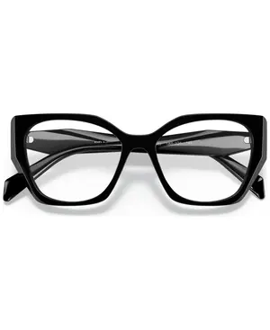Prada Pr 18wv Irregular Eyeglasses - Black