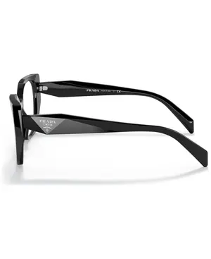 Prada Pr 18wv Irregular Eyeglasses - Black