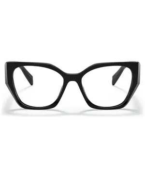 Prada Pr 18wv Irregular Full Rim Eyeglasses - Black