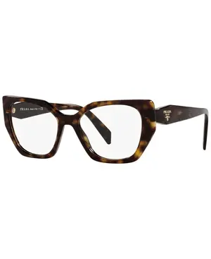 Prada Prada PR 18WV Irregular Full Rim Eyeglasses Tortoise