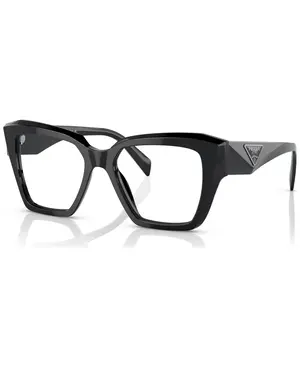 Prada Square Frame Eyeglasses - Black