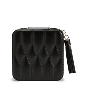 Wolf Caroline Zip Travel Jewelry Case