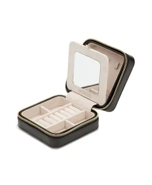 Wolf Caroline Zip Travel Jewelry Case