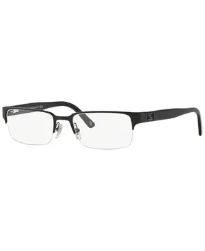 Versace Ve1184 Rectangle Eyeglasses - Matte Blk