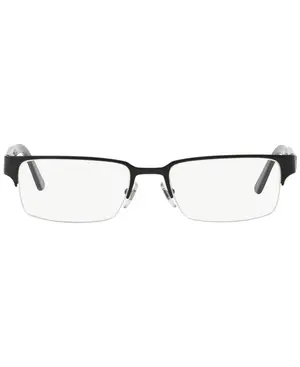Versace Ve1184 Rectangle Eyeglasses - Matte Blk
