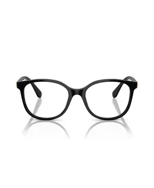 SWAROVSKI Square Frame Eyeglasses - Solid Black