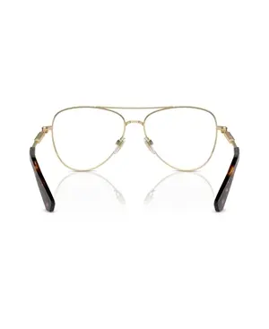 Burberry Aviator Eyeglasses - Light Gold