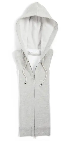 Veronica Beard Hoodie Dickey - Heather Grey