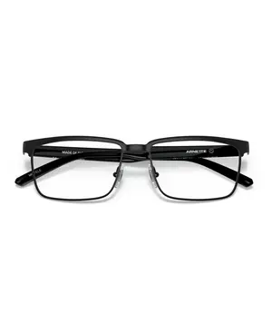 ARNETTE Rectangle Full Rim Eyeglasses - Matte Black