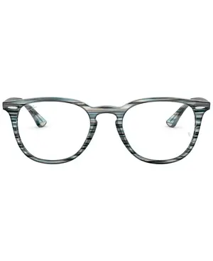 Ray-ban Phantos Eyeglasses - Blue Strip