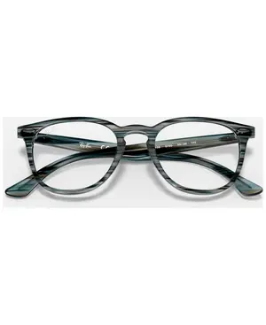 Ray-ban Phantos Eyeglasses - Blue Strip
