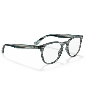 Ray-ban Phantos Eyeglasses - Blue Strip