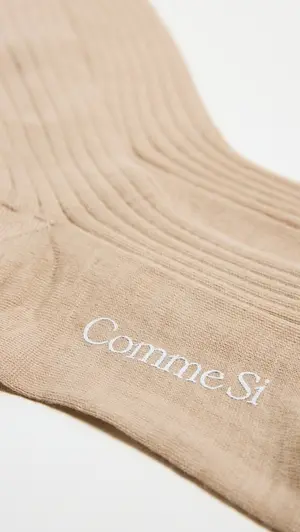 Comme Si Knee High Socks