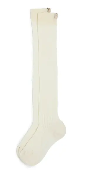 Comme Si Knee High Socks - Cream
