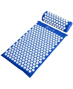 PROSOURCEFIT Acupressure Mat And Pillow Set - Blue