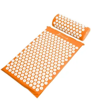 PROSOURCEFIT Acupressure Mat And Pillow Set - Orange