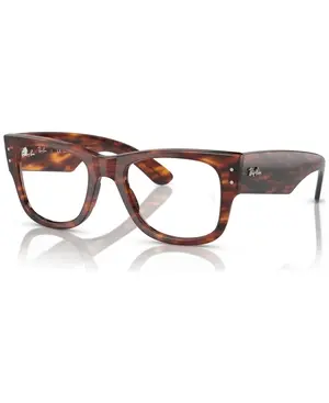 Ray-ban Square Eyeglasses - Striped Havana