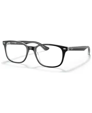 Ray-ban Square Eyeglasses - Top Black