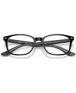 Ray-ban Square Eyeglasses - Top Black