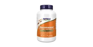 NOW FOODS Glucomannan 100% Pure Powder - No Color