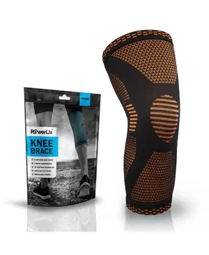 POWERLIX Compression Knee Sleeve - Orange