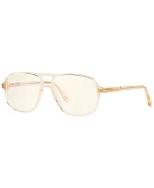 TOM FORD Square Eyeglasses - Brown Shiny