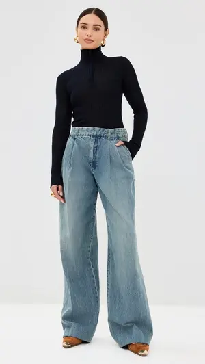 Zimmermann Illustration Denim Pants