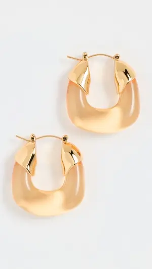 LIZZIE FORTUNATO Mini Hoop Earrings