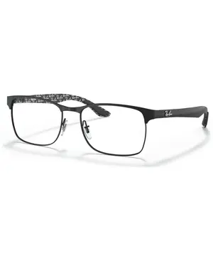 Ray-ban Square Eyeglasses - Black