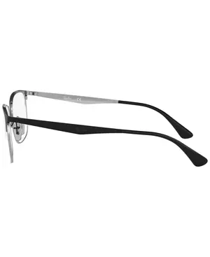 Ray-ban Rx6421 Rectangle Eyeglasses - Black Silv