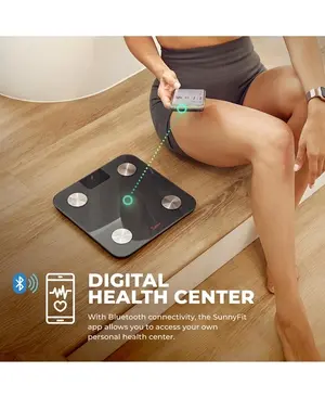 SUNNY HEALTH AND FITNESS Smart Digital Body Composition Scale With 20 Metrics