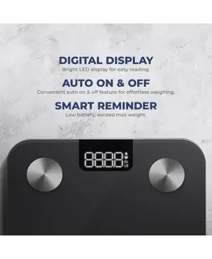 SUNNY HEALTH AND FITNESS Smart Digital Body Composition Scale With 20 Metrics