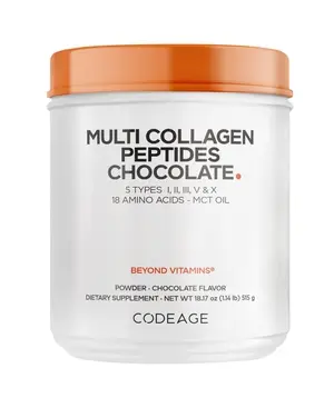 CODEAGE Multi Collagen Chocolate Protein Powder - White