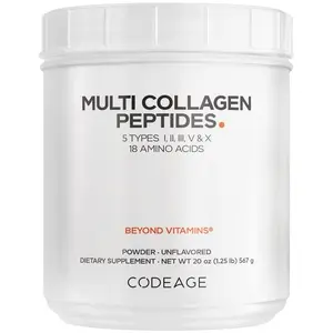 CODEAGE Multi Collagen Protein Powder Peptides - White