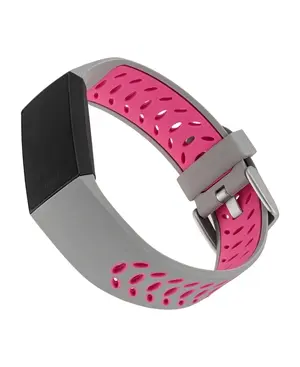 WITHIT Silicone Sport Band - Gray,pink