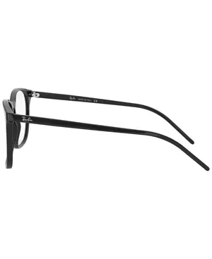 Ray-ban Square Eyeglasses With Tortoiseshell Finish - Black