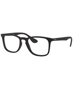 Ray-ban Ray-Ban Square Eyeglasses Rubber Bla
